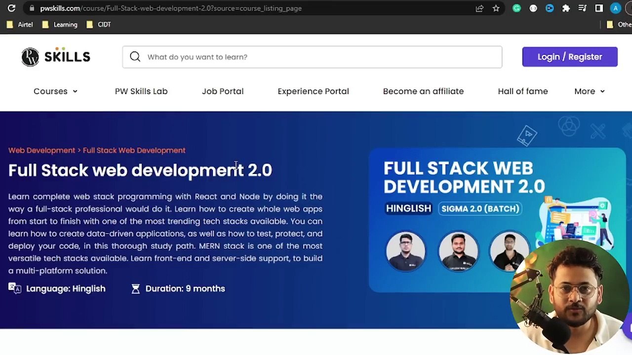 Apna College Vs Code Help Vs PW _ Web Development Course(720P_HD) - video Dailymotion