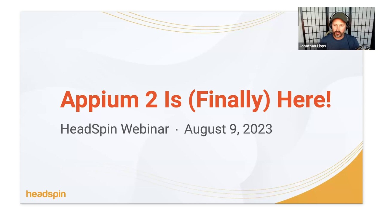 On-Demand Webinar: Appium 2 Launch - video Dailymotion