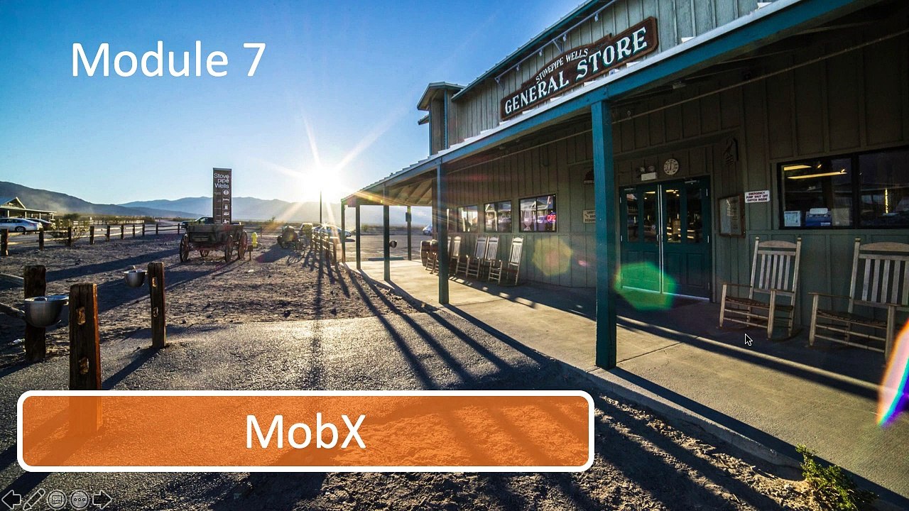 MobX (Legacy) - Section 7 introduction - video Dailymotion