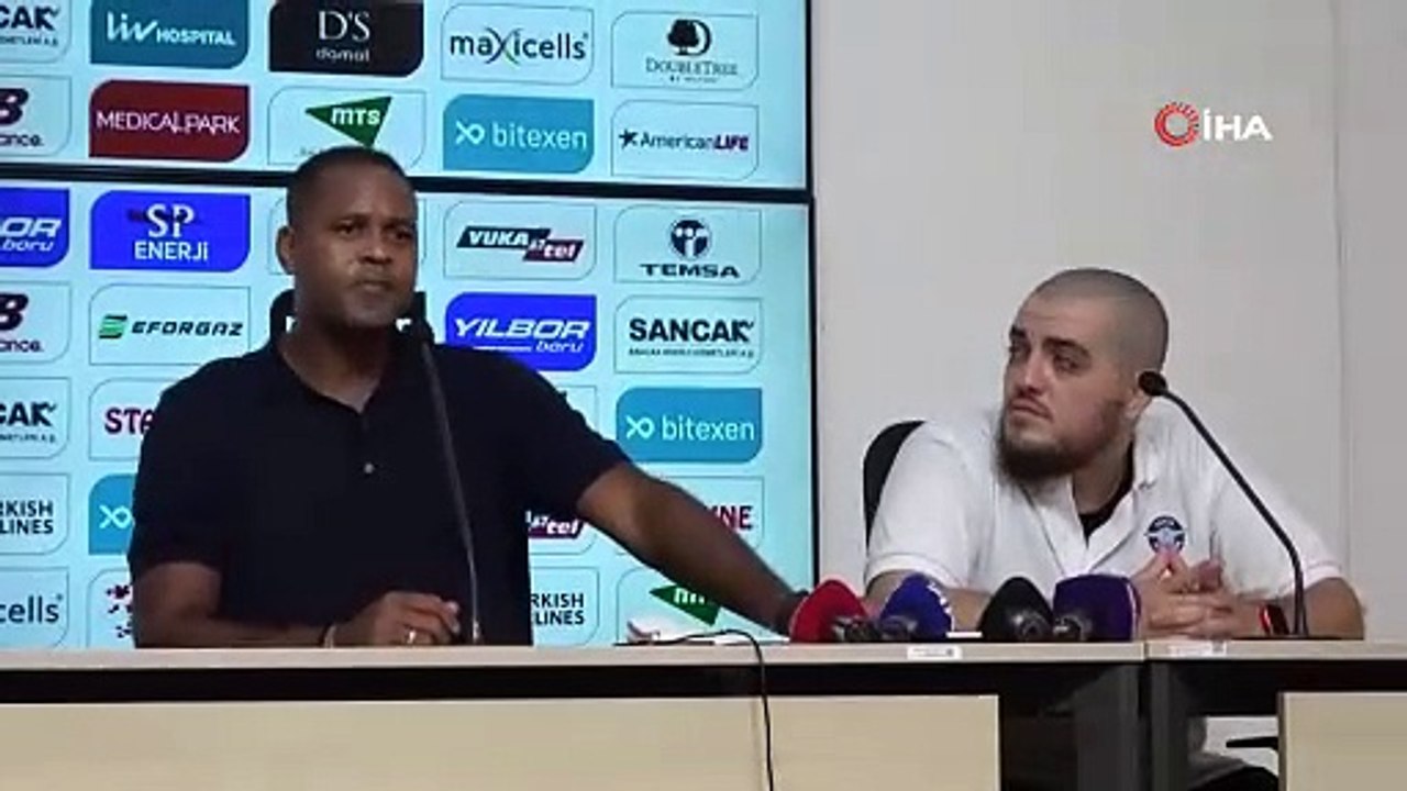 Patrick Kluivert: "Turu daha geçmedik, çalışmamız lazım" - Dailymotion ...