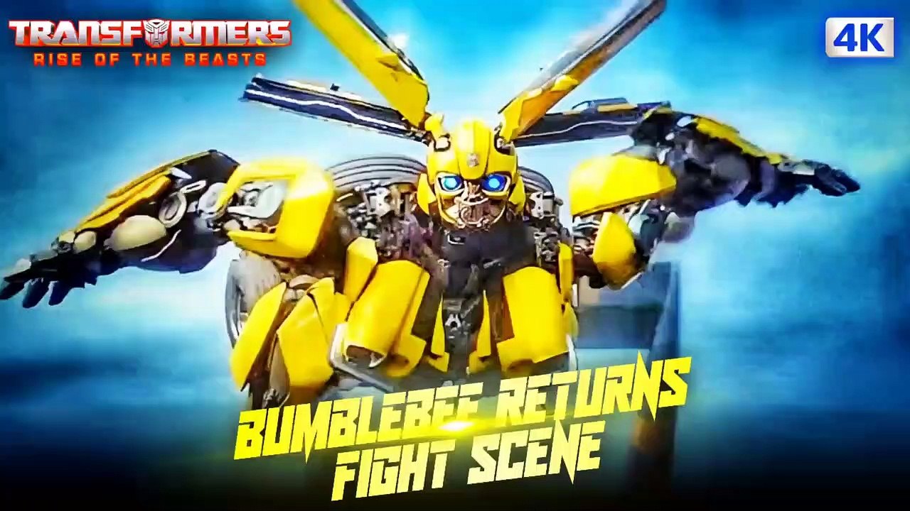 BumbleBee's Returns Fight Scene - Transformers: Rise Of The Beasts ...