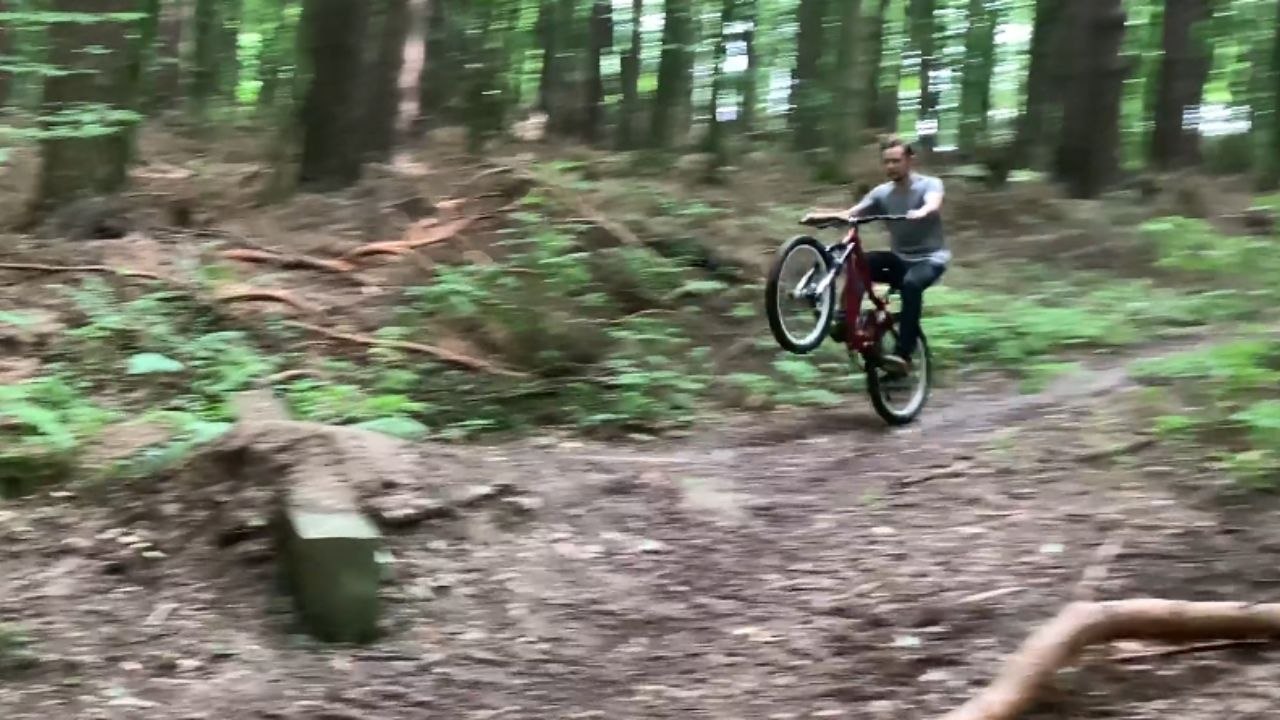 Rider falls off his bike trying to perform a crazy stunt *Epic Bike ...