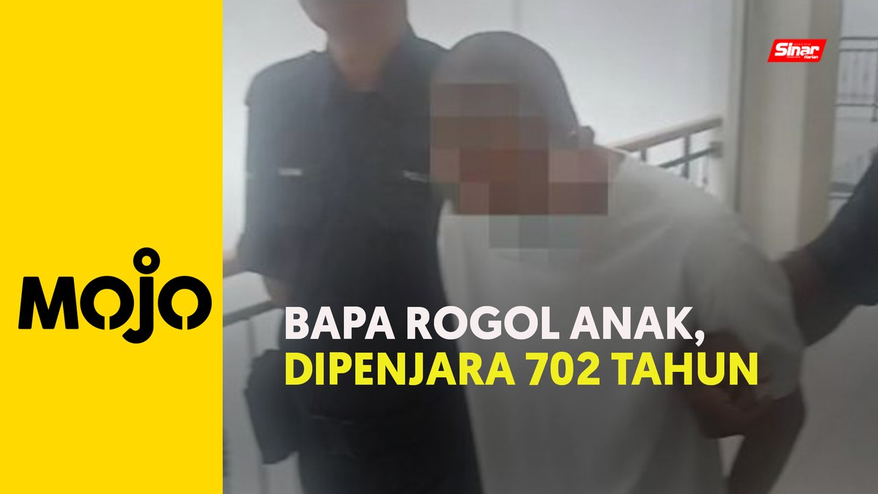 Rogol dua anak kandung, bapa dipenjara 702 tahun, 234 sebatan - Video Dailymotion