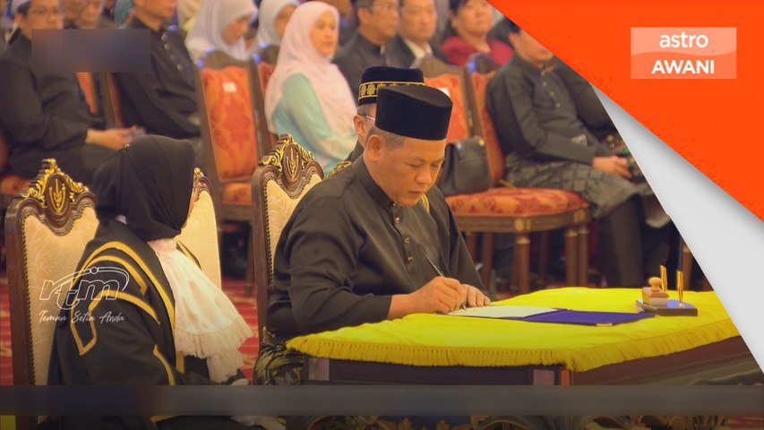 Aminuddin selesai angkat sumpah MB Negeri Sembilan | Astro Awani