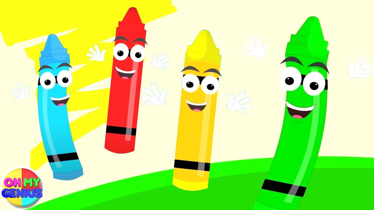 Crayons Colors Song - More Learning Videos And Preschool Rhymes - video ...