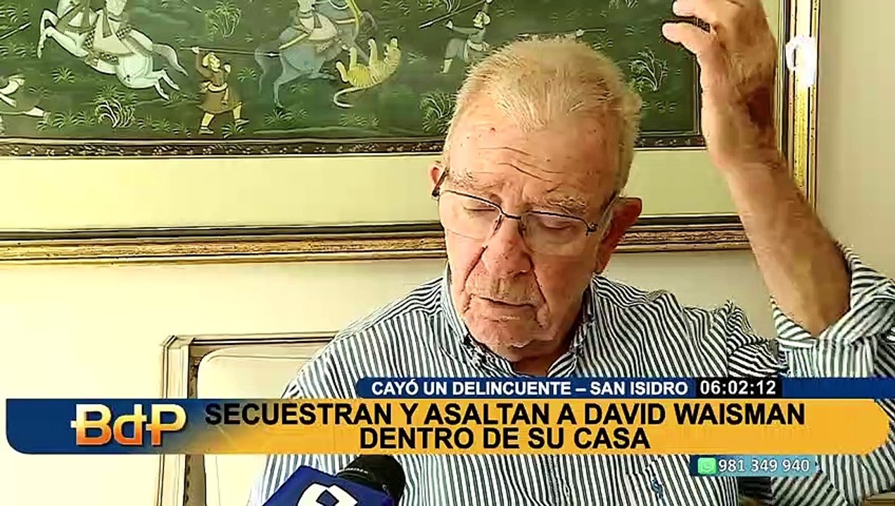 David Waisman: detienen a uno de los sujetos que secuestró y asaltó a ...