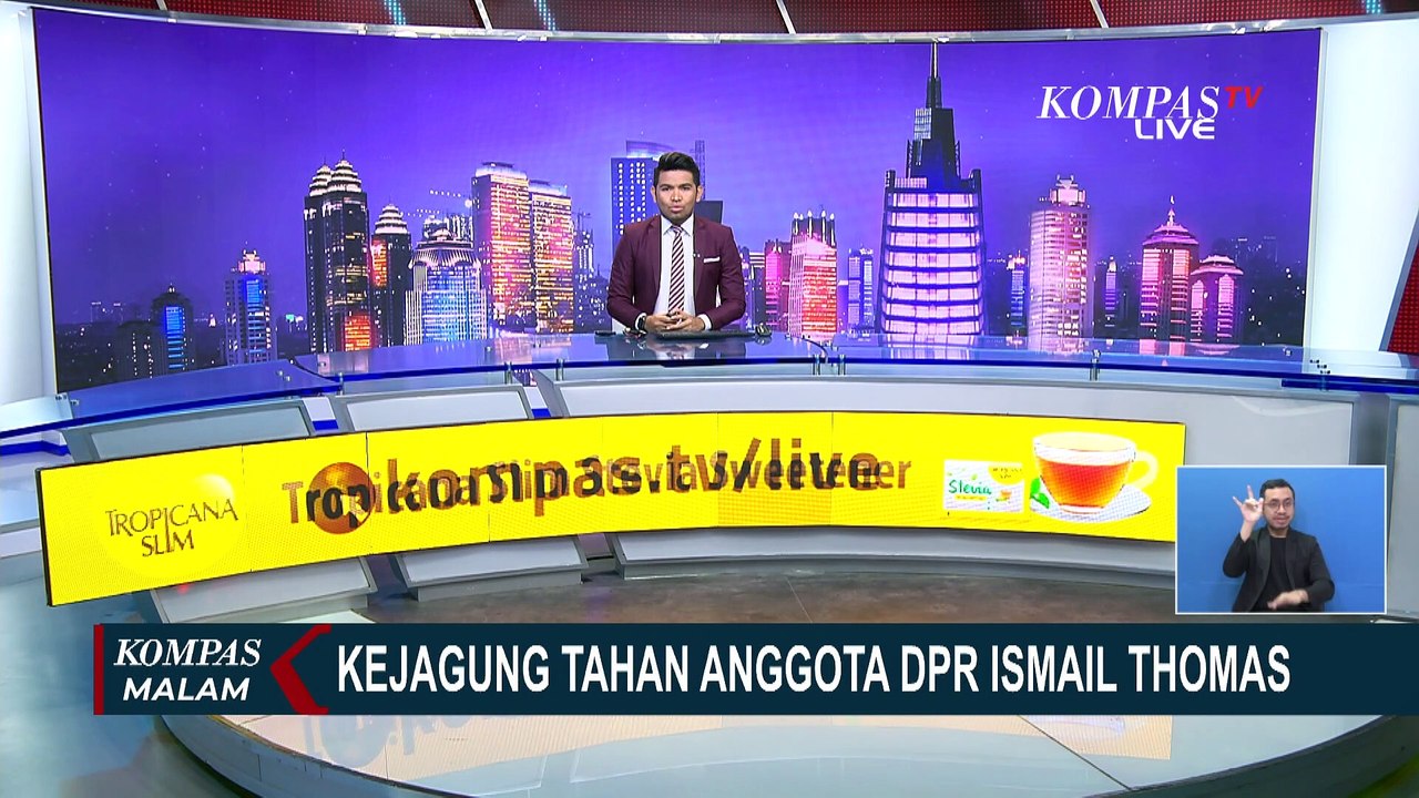 Ismail Thomas, Anggota Komisi I DPR Fraksi PDIP Jadi Tersangka Korupsi Tambang - Video Dailymotion