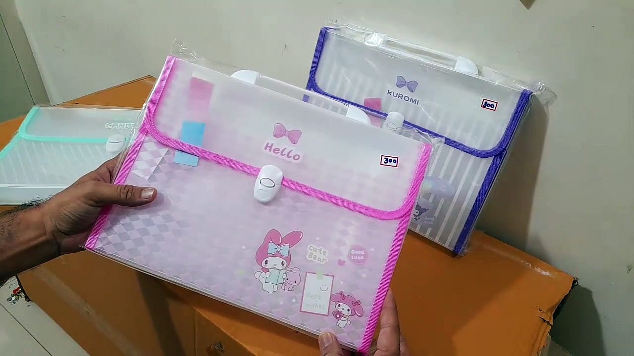 Unboxing and Review of harmonium file with kids favorite characters ...