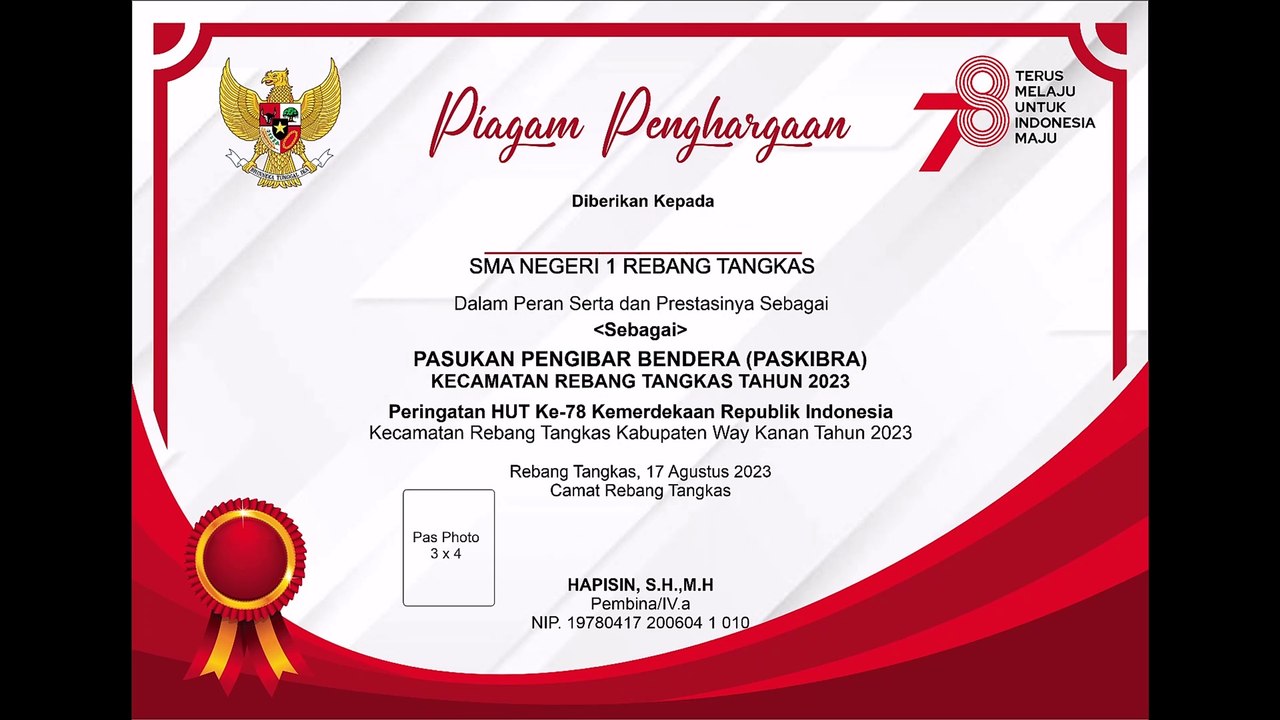 PIAGAM PASKIBRA HUT RI KE 78 TAHUN 2023 Versi 3 - Video Dailymotion