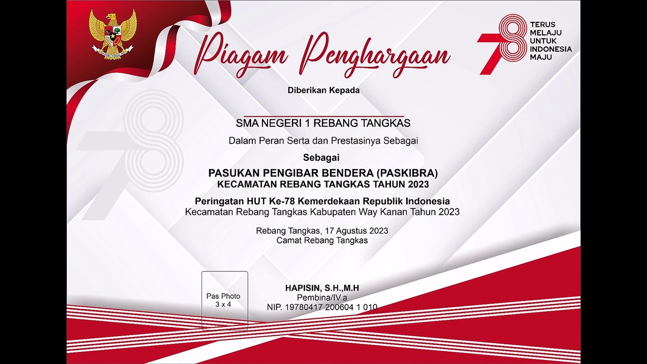 PIAGAM PASKIBRA HUT RI KE 78 TAHUN 2023 Versi 6 - Video Dailymotion