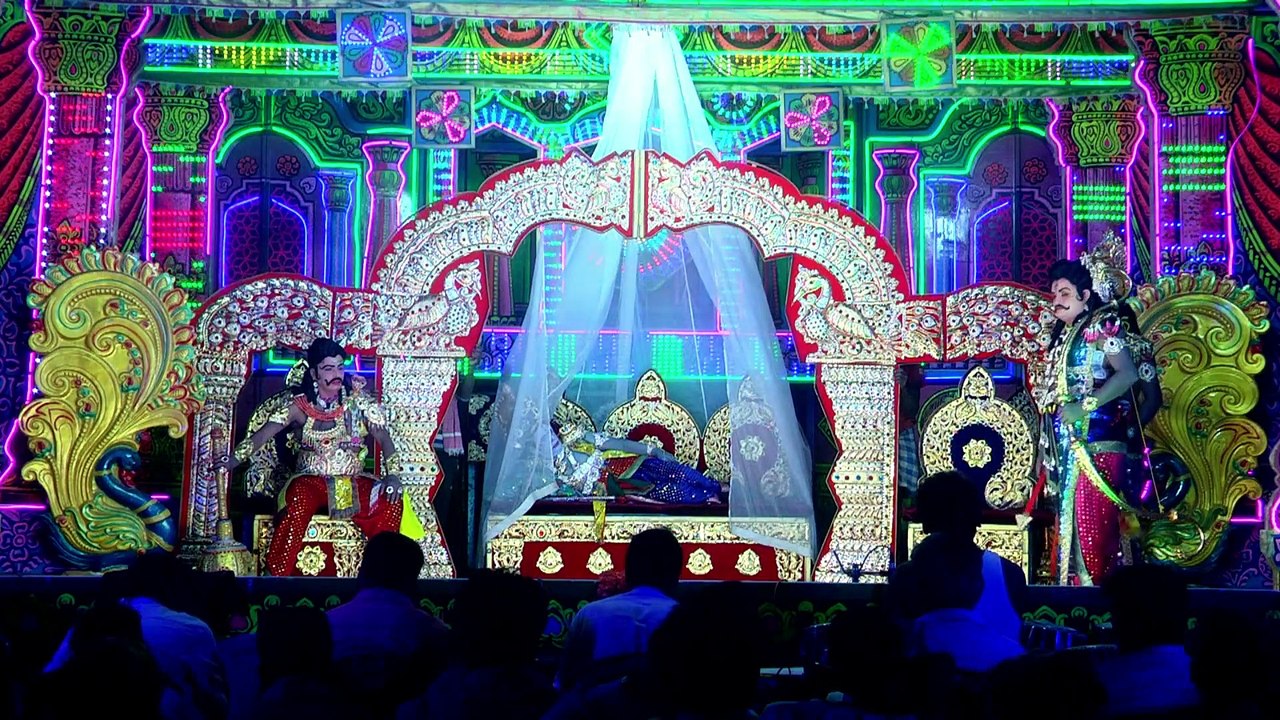 ಕುರುಕ್ಷೇತ್ರ ಮಹಾಭಾರತ Kurukshetra Nataka Drama Sri krishna Sandana ...