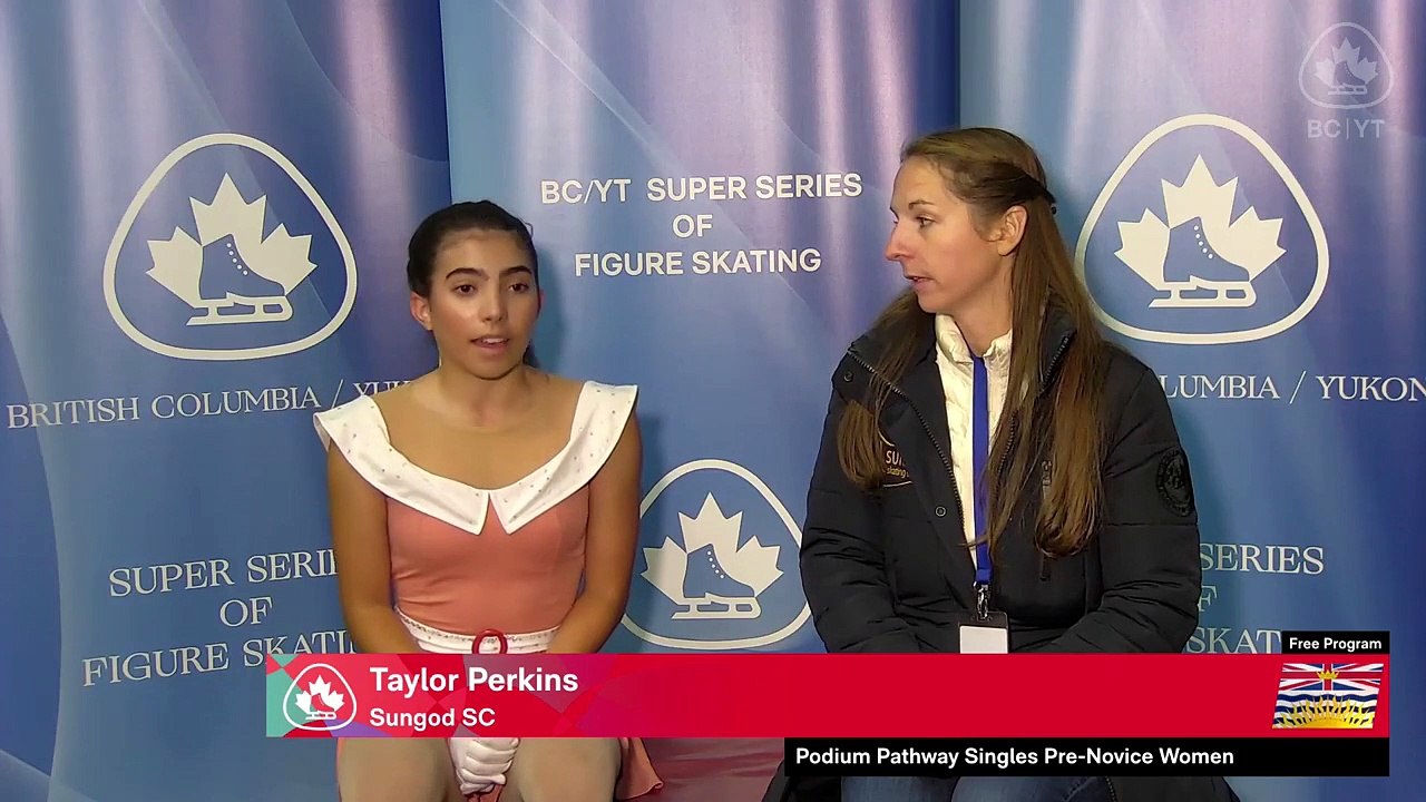 Pre-Novice Women Free Program Gp1 2023 Super Series BC Summer Skate - Skate Canada Rink (27 ...