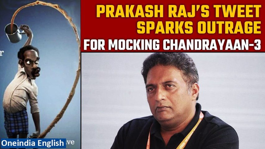 Actor Prakash Raj Mocks Ex-ISRO Chief K Sivan Ahead of Chandrayaan-3 Landing, Faces Backlash ...