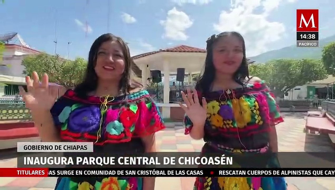Gobernador de Chiapas inaugura parque central de Chicoasén - Vídeo ...