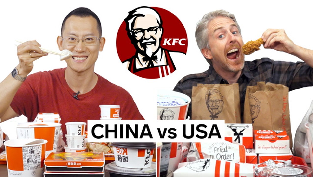We compared the Chinese and American KFC menus - video Dailymotion