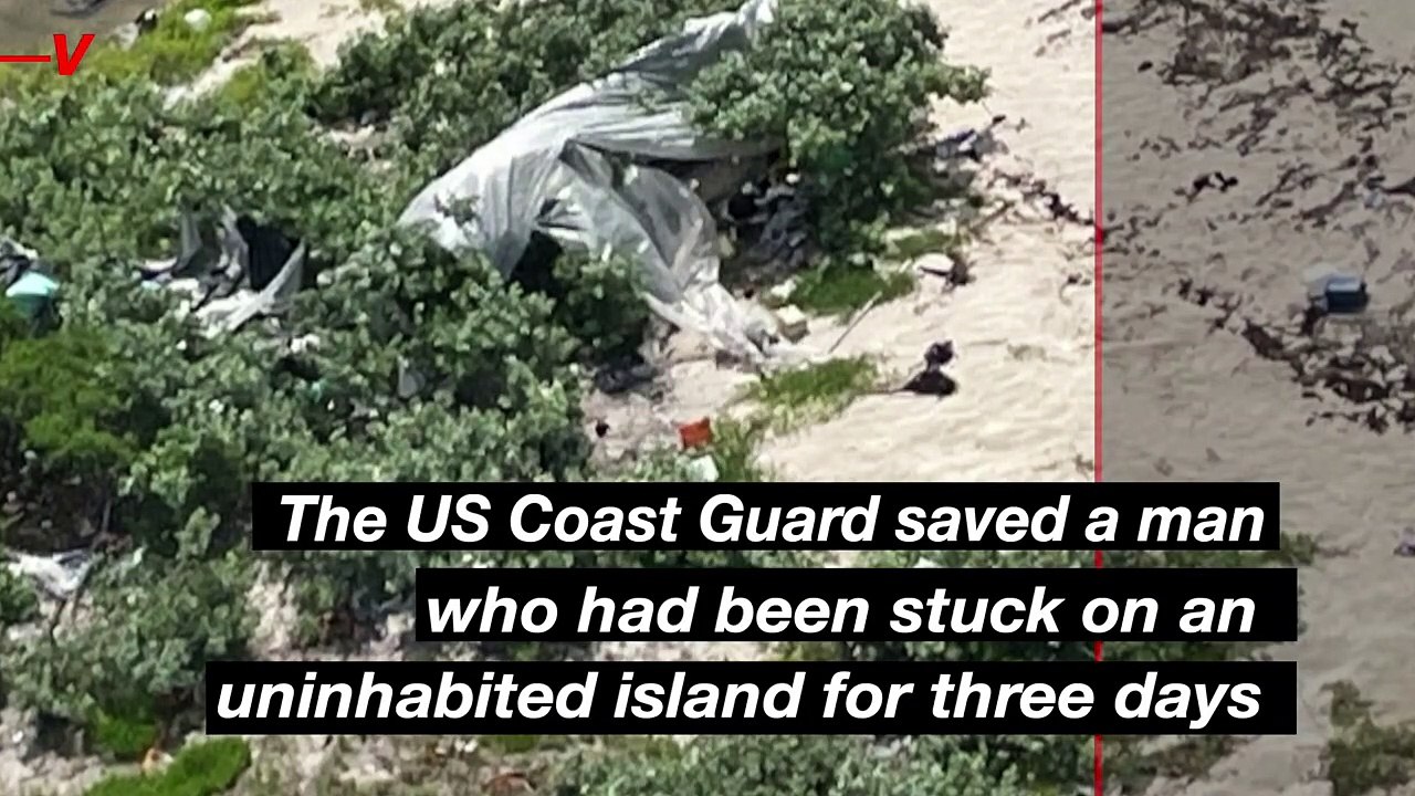 Us Coast Guard Rescues Man Stranded For Three Days On An Uninhabited