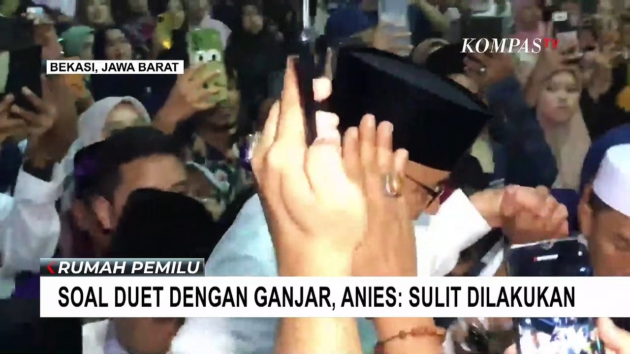 Begini Tanggapan Anies Baswedan soal Isu Duetnya dengan Ganjar Pranowo - Video Dailymotion
