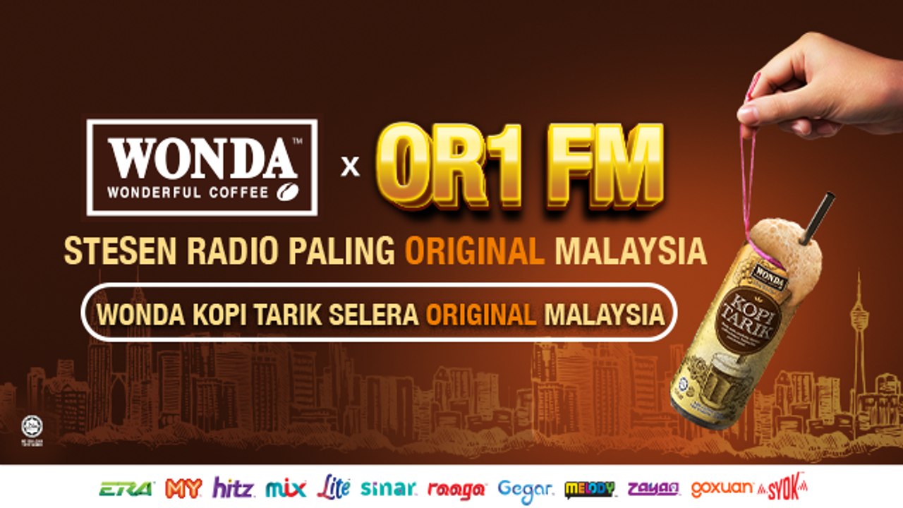 OR1 FM Bersama Wonda Kopi Tarik, Selera Original Malaysia - video Dailymotion