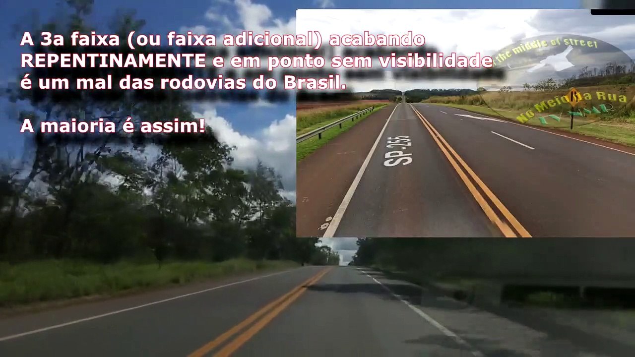 Porque os caminhões VEM PRA CIMA na TERCEIRA FAIXA? O que é a 3a faixa ...