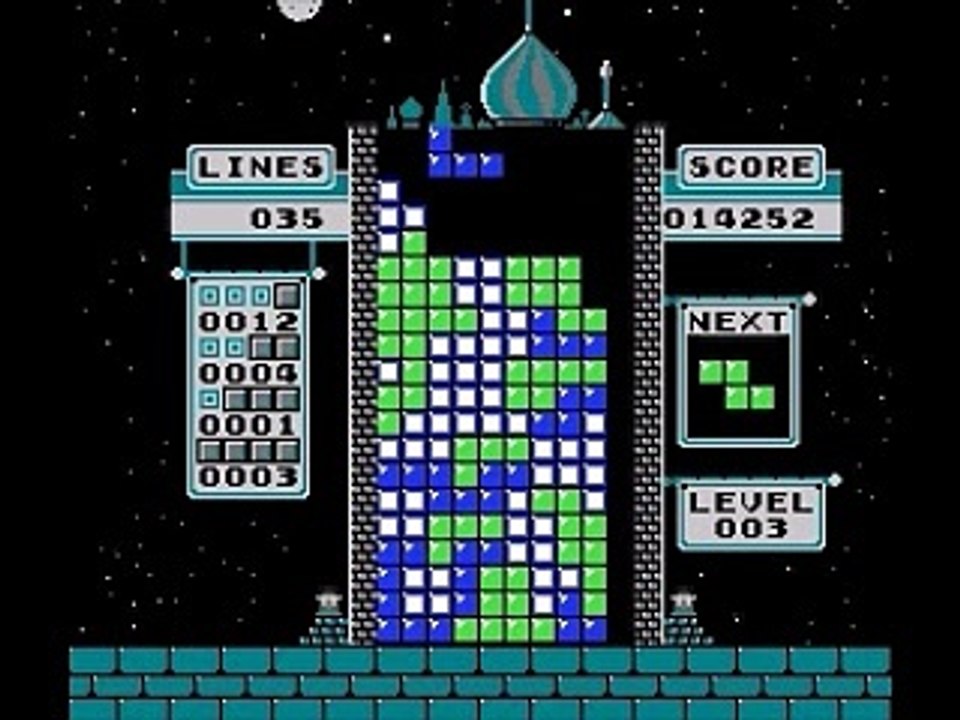 NES Tetris Nostalgic Gameplay - video Dailymotion