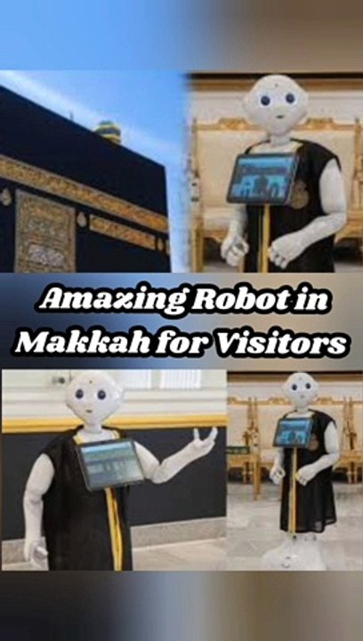 Viral Sooperb Robot of Mecca | Robot Welcomes the Pilgrims with ...