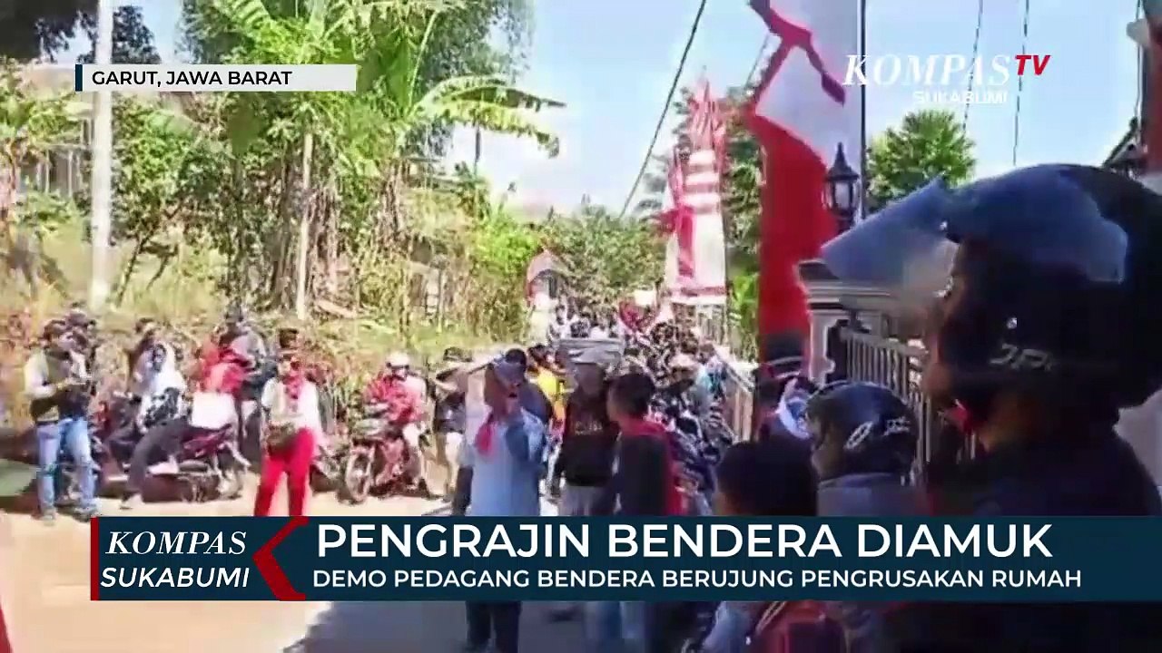 Demo Pedagang Bendera Berujung Pengrusakan Rumah - Video Dailymotion