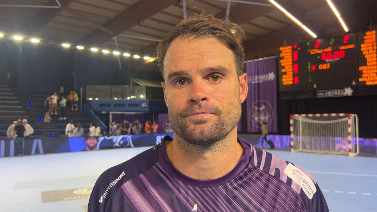 Thomas Tesorière après l'élimination d'Istres Provence Handball contre ...