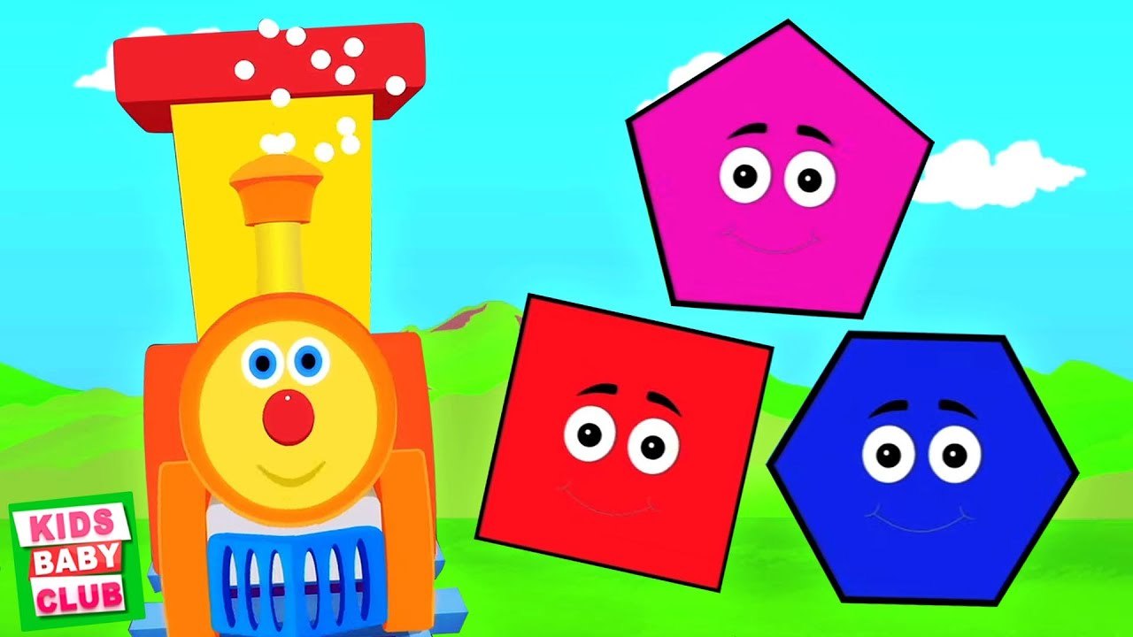 Shapes Train - More learning Videos & Cartoons For Children - video ...