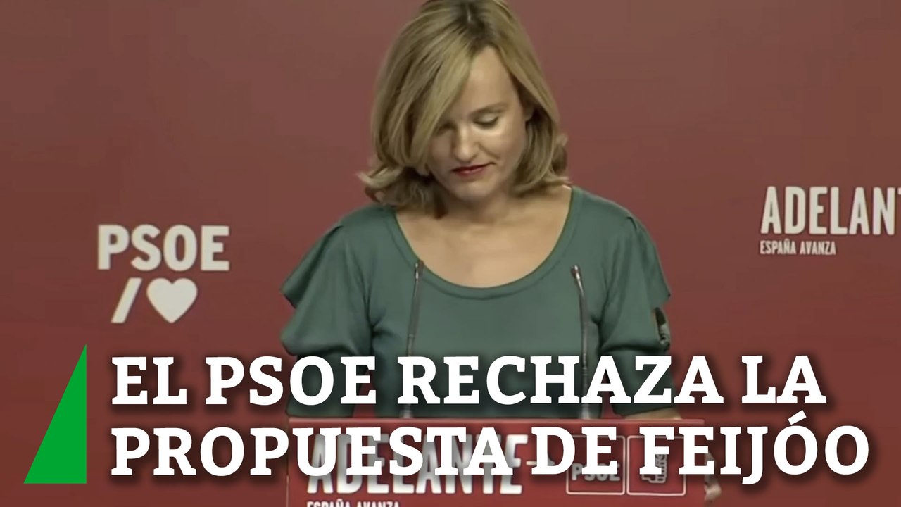 El Psoe Rechaza La Propuesta De Feijóo Y No Apoyará Su Investidura No