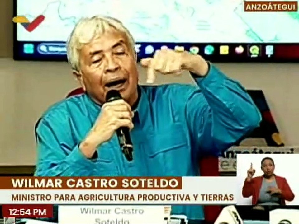 Anzoátegui | Min. Wilmar Castro mencionó los criterios para el ...