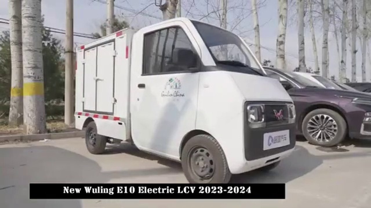 Top Speed 71 km, 27 Hp, Load Capacity 200 kg, New Wuling E10 Electric LCV 2023-2024 - video ...