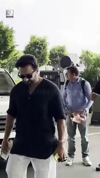 Saif Ali Khan's Airport Fashion: Actor Looks Handsome in White and ...