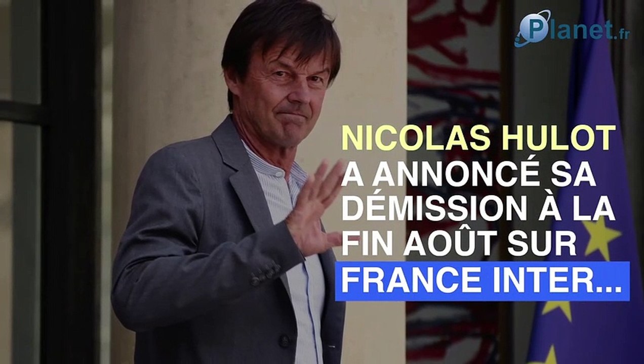 Nicolas Hulot : ce détail très troublant sur sa démission - Vidéo ...