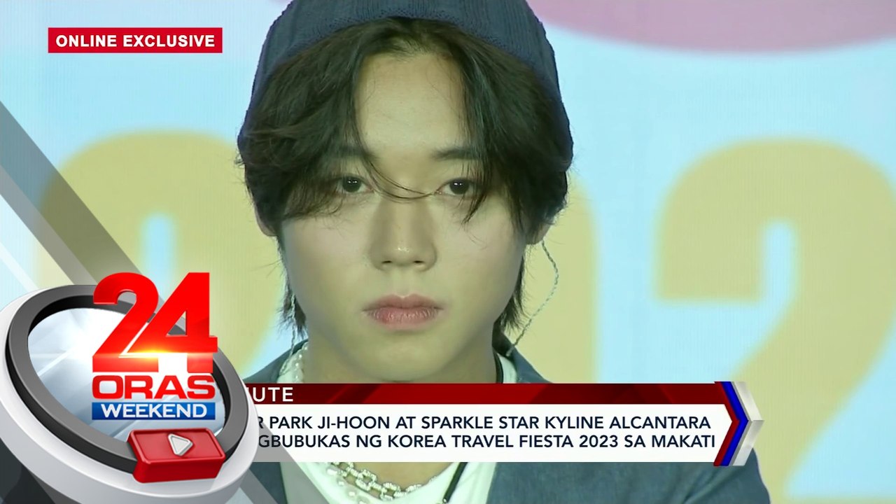 Korean actor Park Ji-Hoon at sparkle star Kyline Alcantara, dumalo sa pagbubukas ng Korea Travel ...