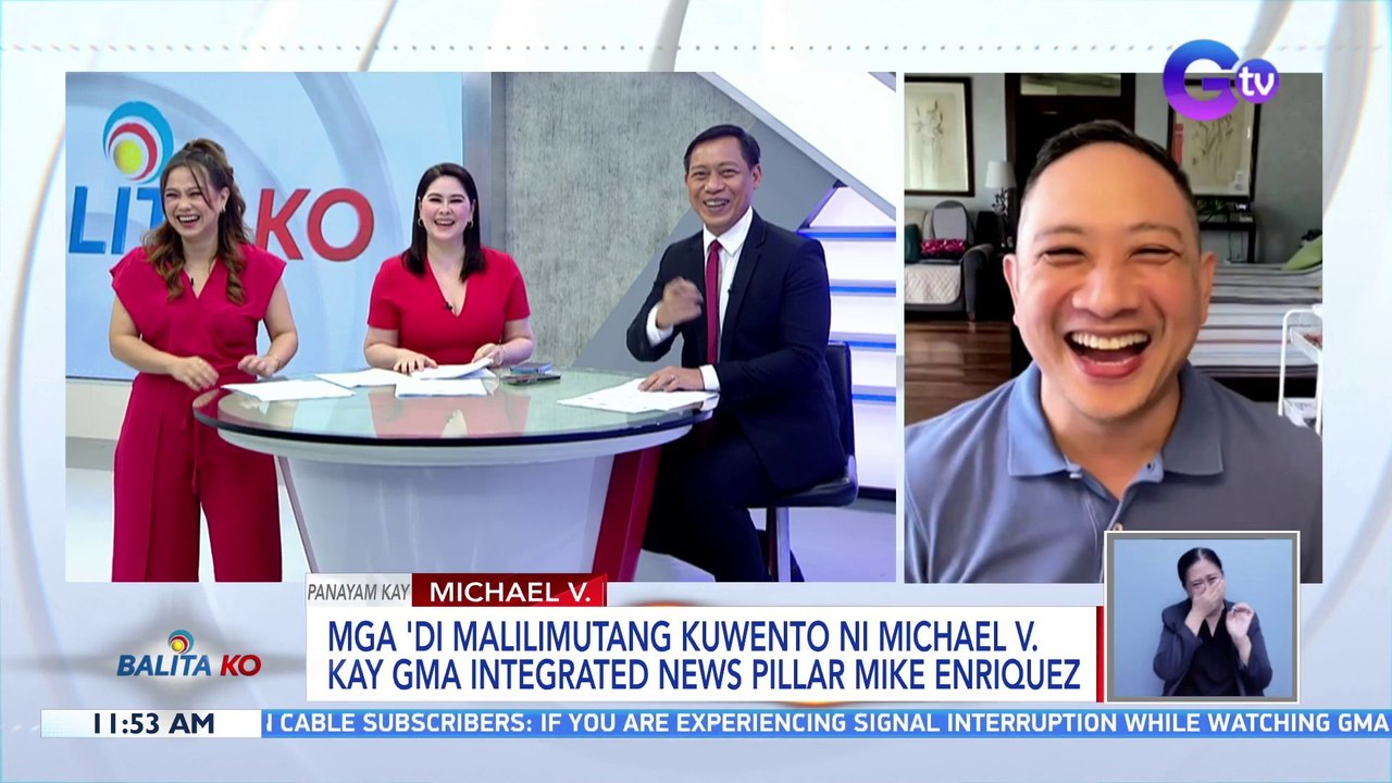 Mga 'di malilimutang kuwento ni Michael V kay GMA Integrated News ...
