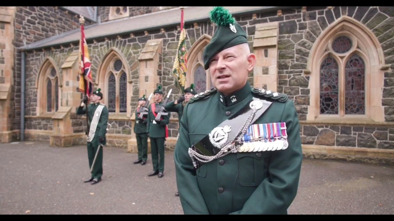 Maj Gen Colin Weir Colonel of The Royal Irish Regiment - video Dailymotion
