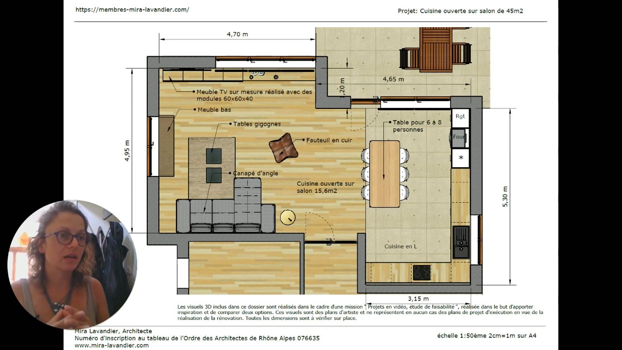 Exemple: cuisine ouverte sur salon 50m2 - Vidéo Dailymotion