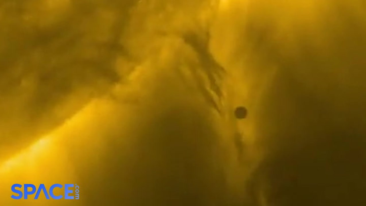 Amazing Solar Orbiter Views Of Mercury Transiting The Sun - video ...