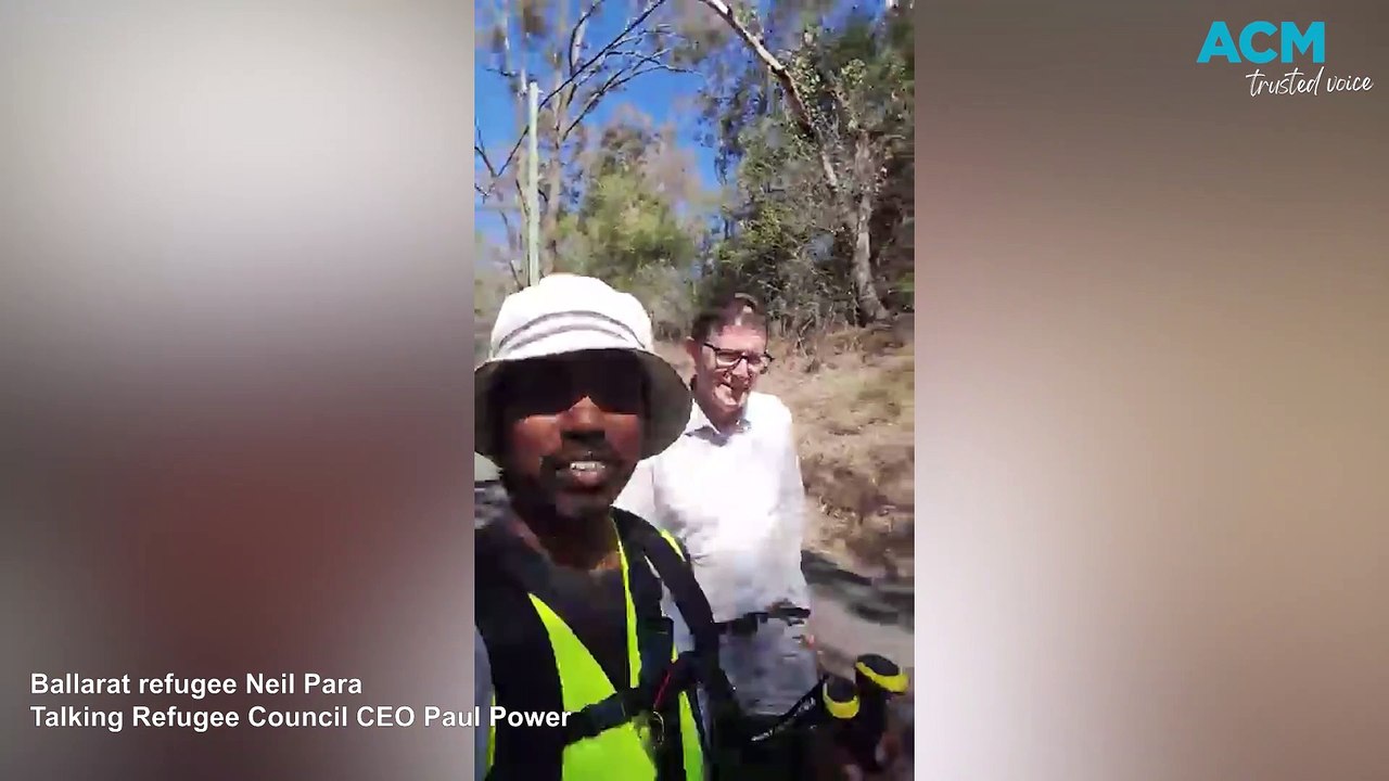 Ballarat's Neil Para talking to Refugee Council CEO Paul Power - The ...