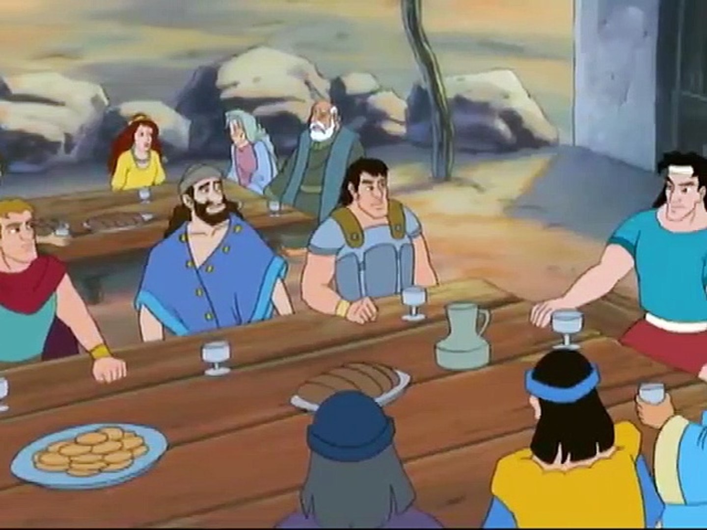 Samson And Delilah Cartoon