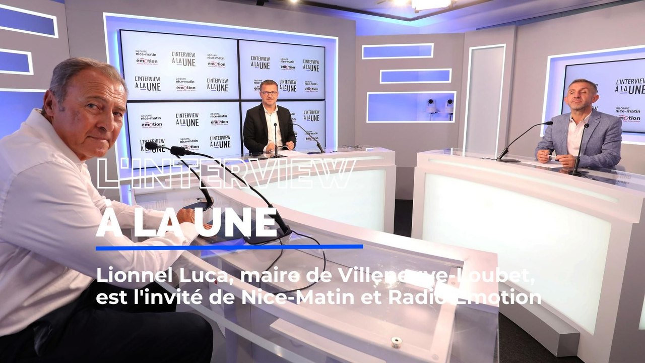 Lionnel Luca, maire de Villeneuve-Loubet : "Je suis désespéré de mon ...