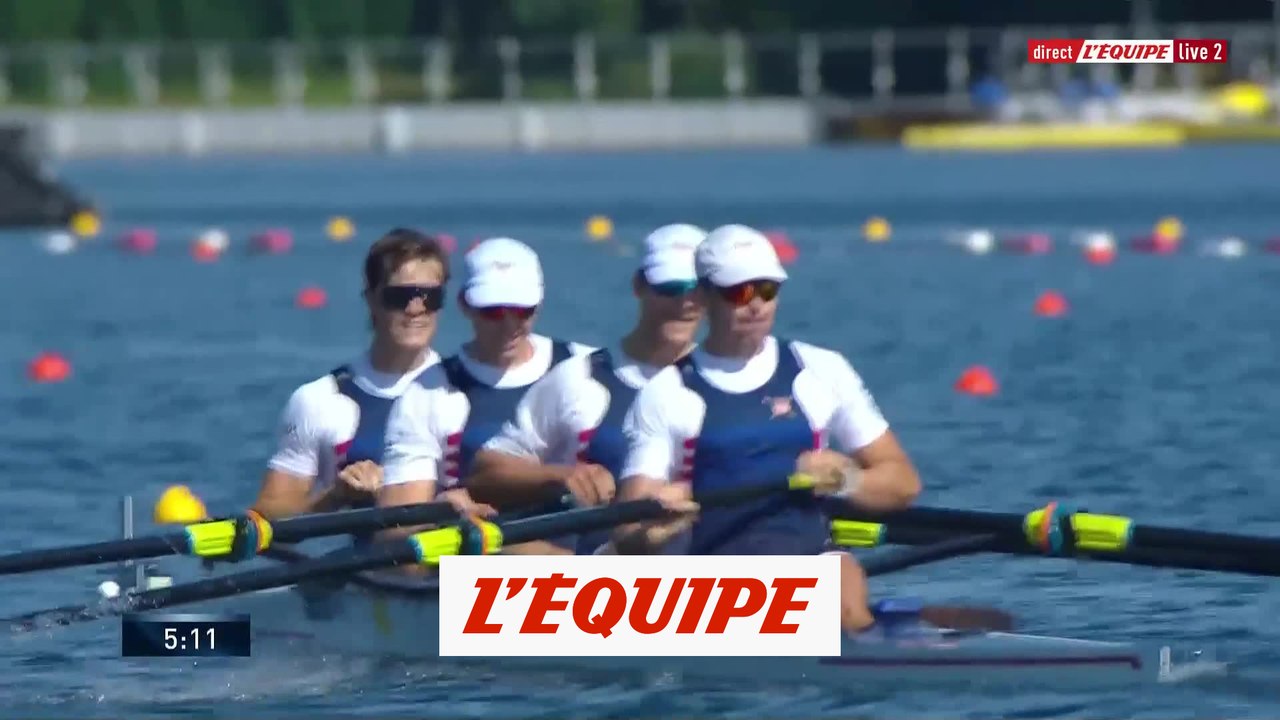 Le quatre sans barreur français termine sixième de la finale - Aviron ...