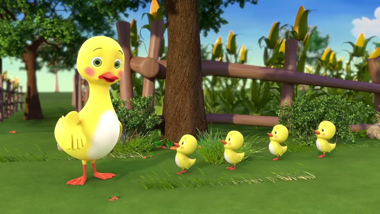 Five Little Ducks Went Out One Day Song - Kids Songs - Beep Beep ...
