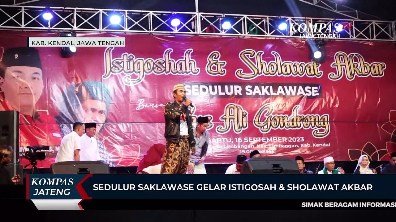 Relawan Sedulur Saklawase Gelar Istighosah & Sholawat Akbar di Kendal ...