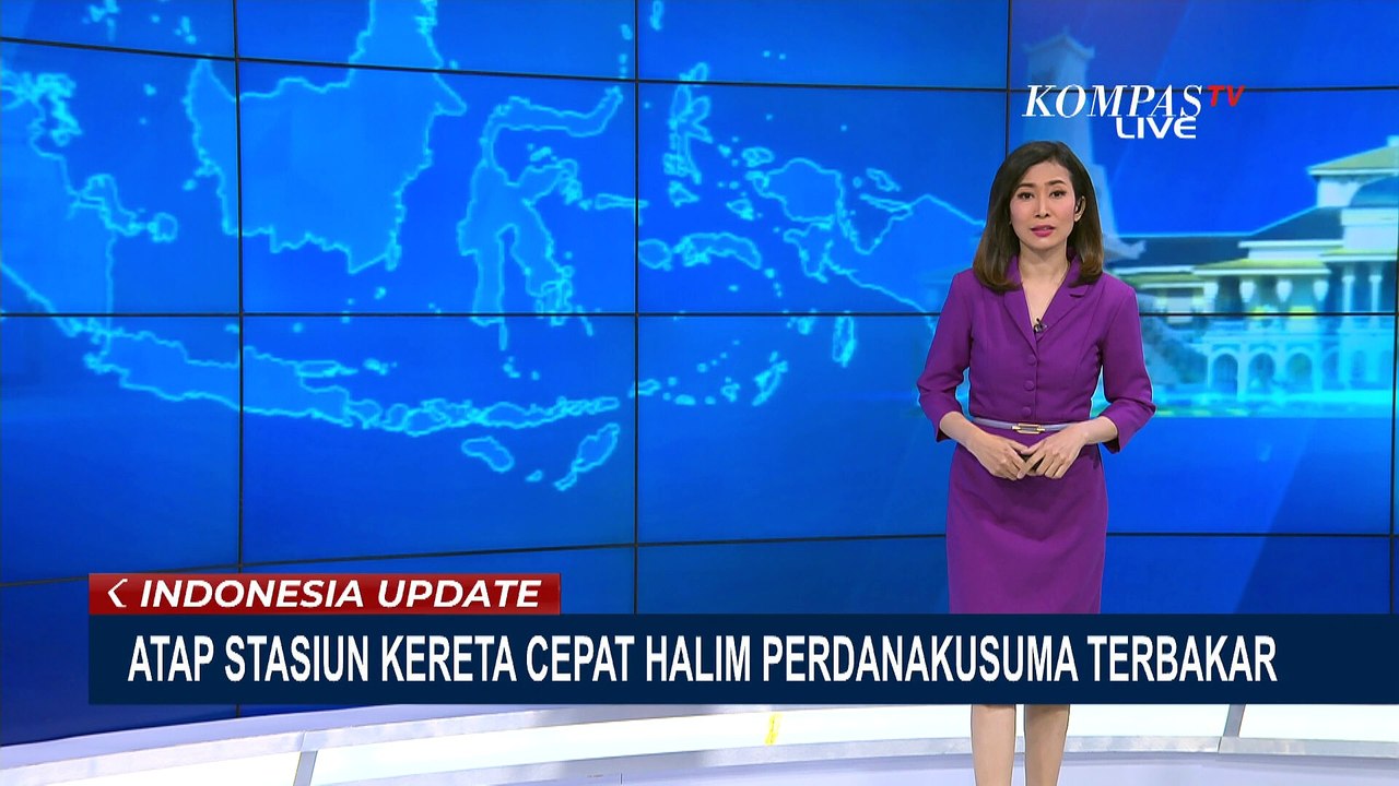 Pihak KCIC Pastikan Kondisi Stasiun Halim yang Terbakar Kini Sudah Aman - Video Dailymotion