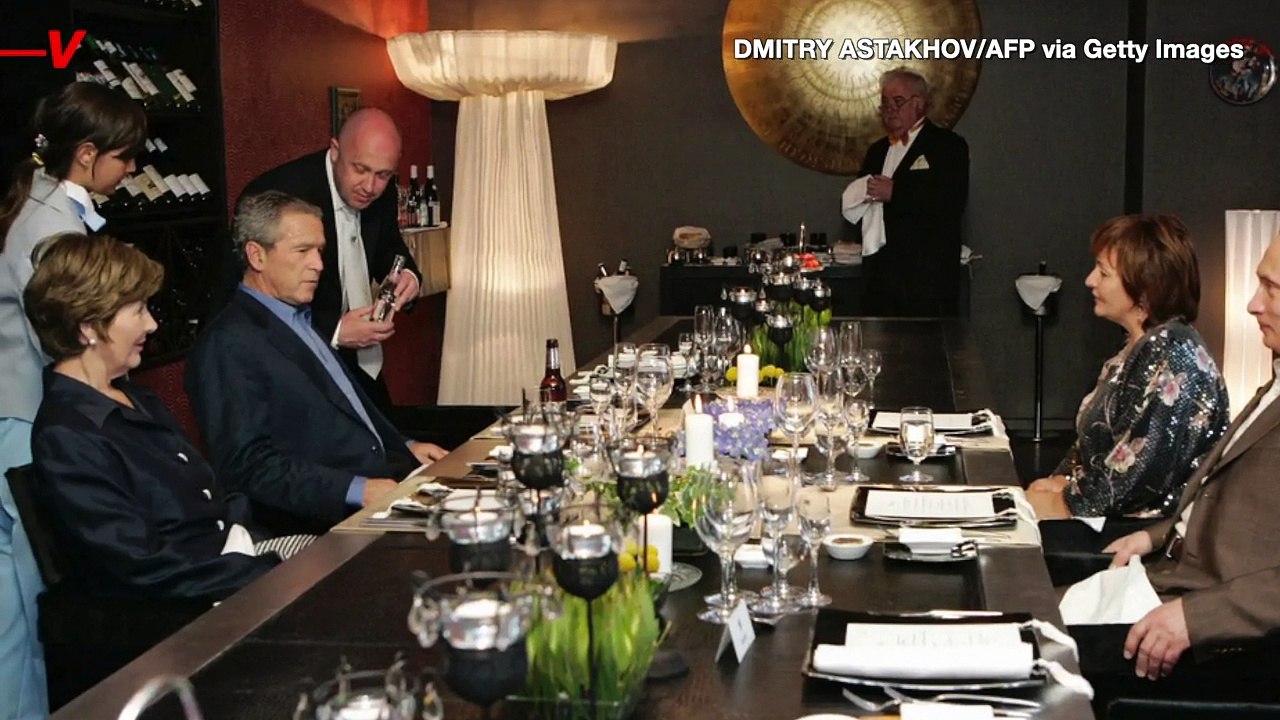 Photo Surfaces of Now Deceased Yevgeny Prigozhin Serving George W. Bush ...