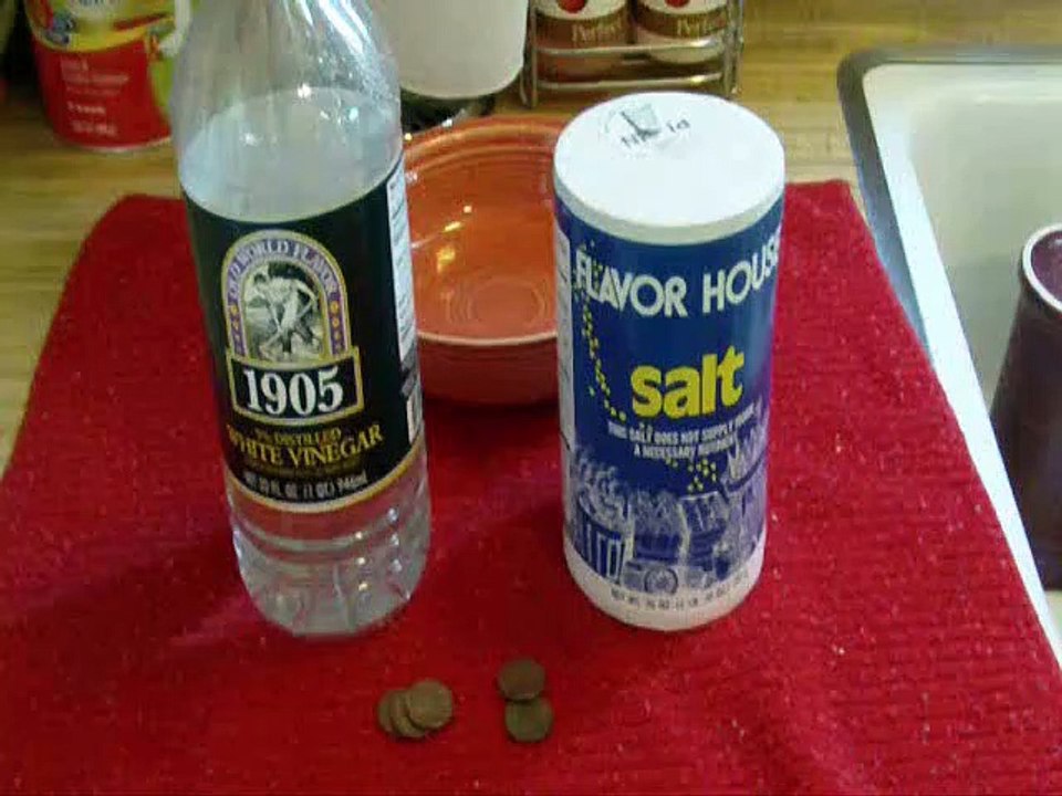 Salt And Vinegar Penny Cleaner | Weird Science Experiment - video ...