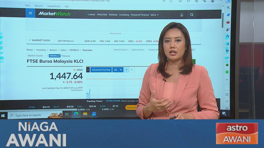 Niaga AWANI: Ringgit dijangka akan susut lagi? | Astro Awani