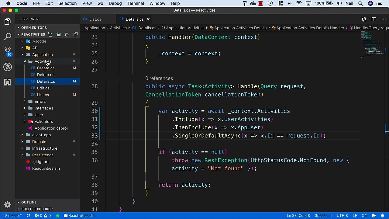 Entity Framework Core Relationships (Legacy) - Adding DTOs to shape our data - video Dailymotion