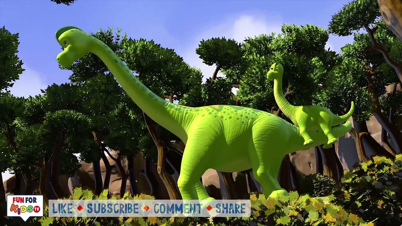 Dinosaur Songs Brachiosaurus Tyrannosaurus (T-Rex) by FunForKidsTV ...